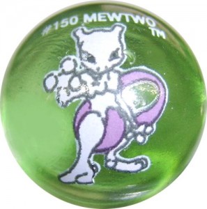 MEWTWO #150 Colored GLASS Pokemon MARBLE – DJS Pokemon Cards