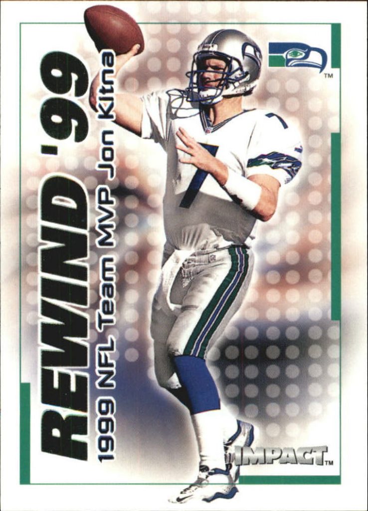 Jon Kitna 2000 Fleer IMPACT REWIND 99 #27 Football Card – DJS Pokemon Cards